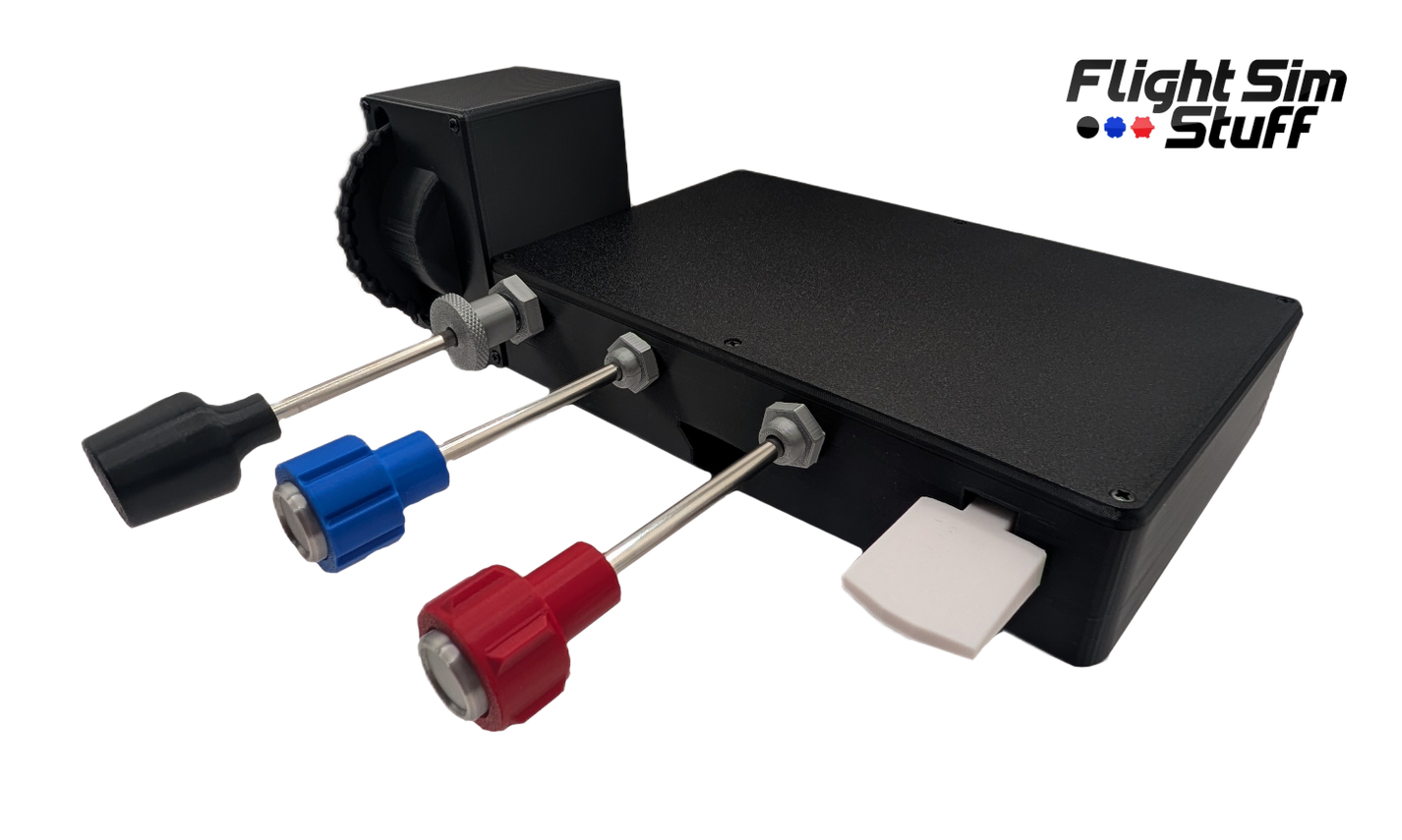 Cessna Style Throttle Prop Mixture Flaps and Trim Controller For Flight ...