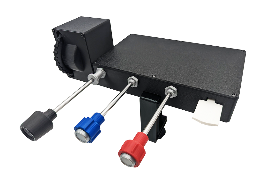 Cessna Style Throttle Prop Mixture Flaps and Trim Controller For Flight Simulators – Flight Sim ...