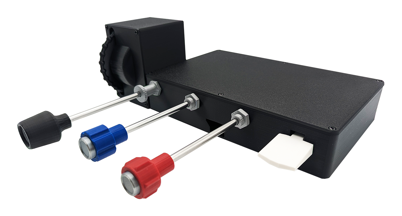 Cessna Style Throttle Prop Mixture Flaps and Trim Controller For Flight ...