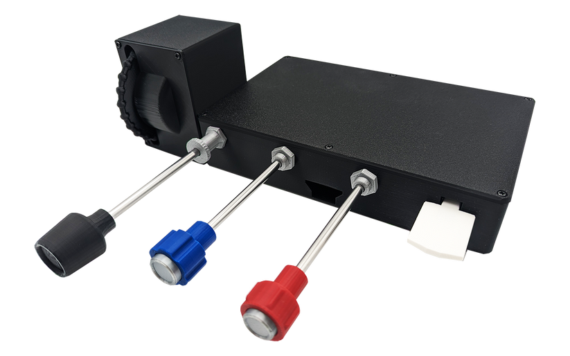 Cessna Style Throttle Prop Mixture Flaps and Trim Controller For Flight Simulators – Flight Sim ...